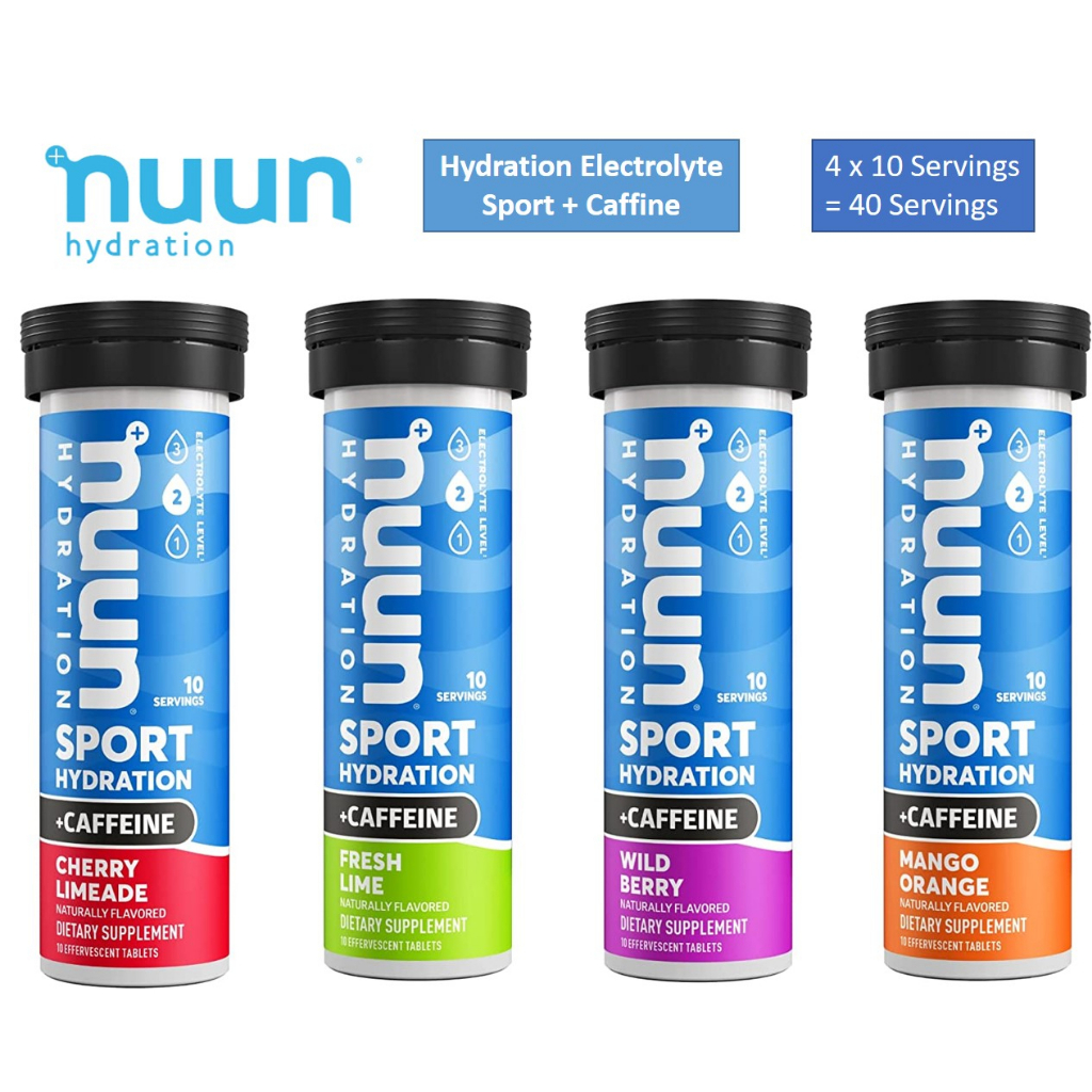 (Exp: July 2024) NUUN Sports + Caffine Hydration Electrolyte Drink ...