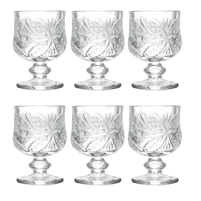 Cute Glass Soju Cup 6P | Shopee Singapore