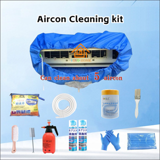 Aircon Cleaning Kit DIY Aircon Cleaning Tools Air Conditioner Cleaning ...