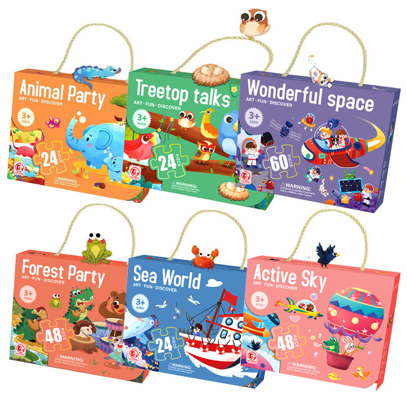 [SG] Children's Cartoon Puzzles 24/48/60 Pieces/Jigsaw Puzzle ...