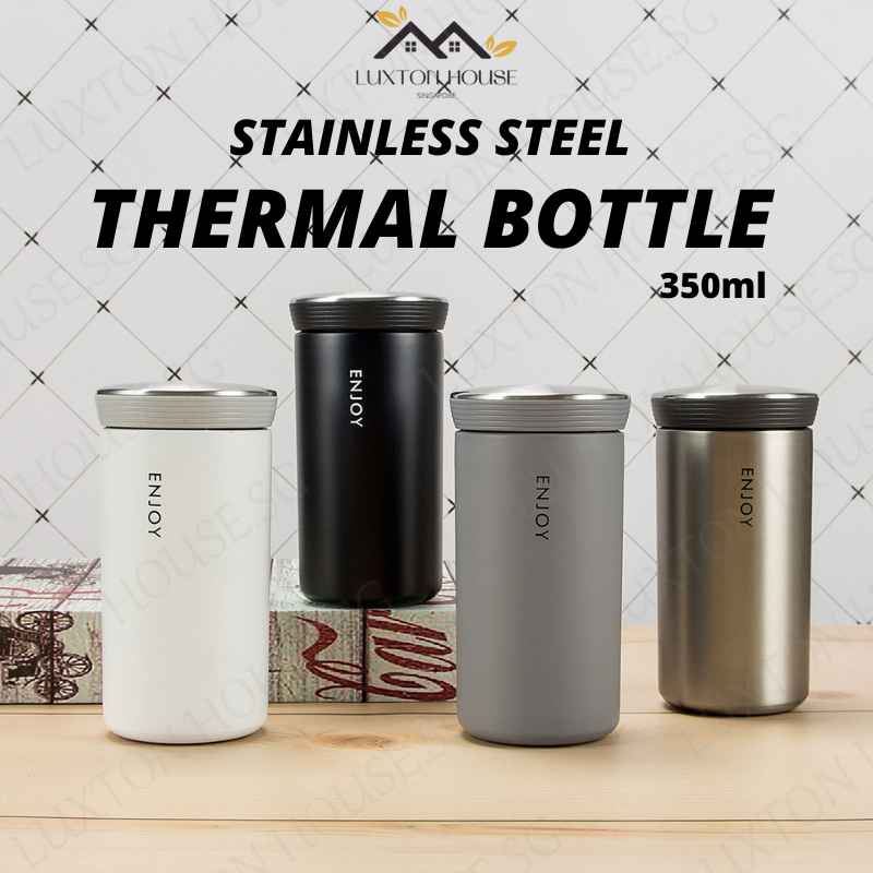 {SG} 350ml Thermal Flask Coffee Mug Stainless Steel Thermal Tumbler Cup ...