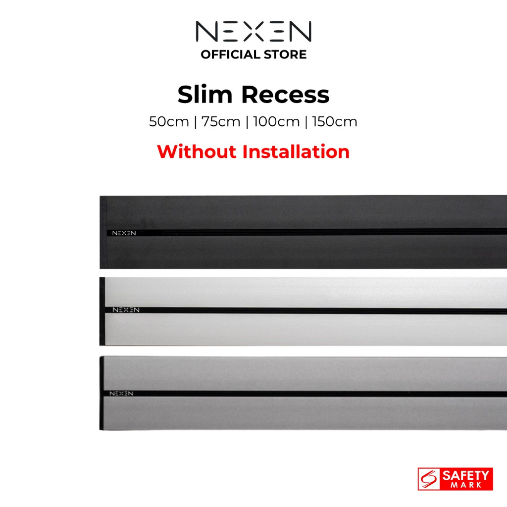 Nexen SLIM Recess Power Track (Track Only , No Installation) | Power ...