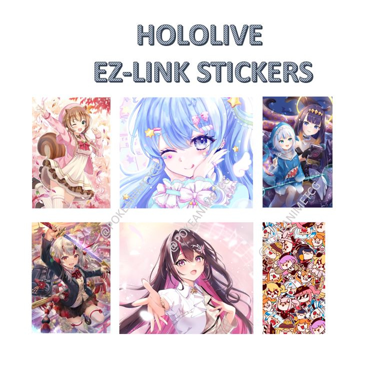 Ezlink Card Sticker / Anime Sticker / Ez-Link or Card Protector ...