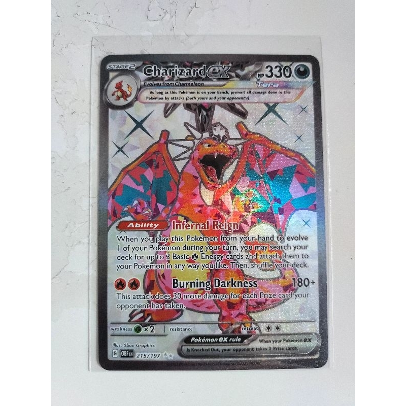 Pokemon charizard ex obsidian flame card | Shopee Singapore