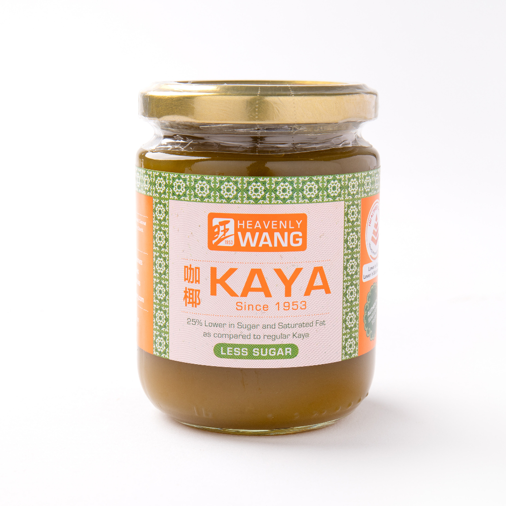 [Bundle of 3] Heavenly Wang Less Sugar Kaya 270g | Shopee Singapore