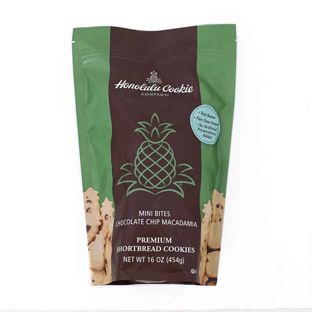 Honolulu Cookie Company Mini Bite Chocolate Chip Macadamia Cookie 454g ...