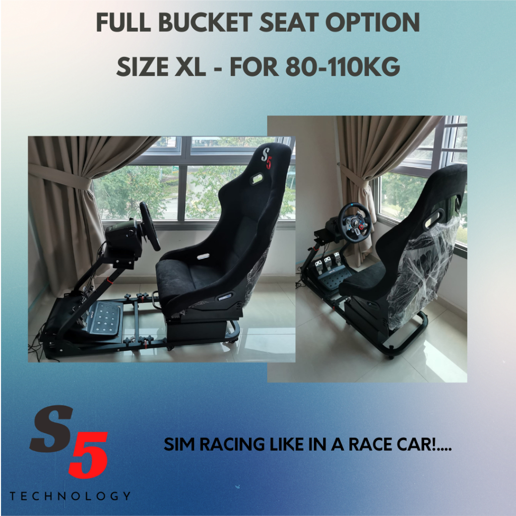 S5 Supra Racing Simulator Wheelstand with seat for G27 G29 T300RS ...