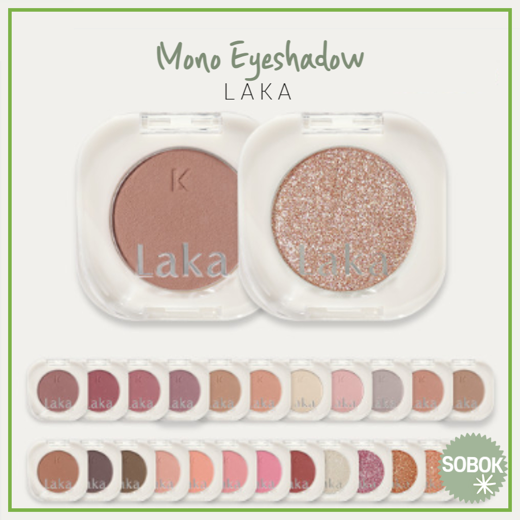 [LAKA] Mono Eyeshadow 26 color (+ Glitter) | Shopee Singapore