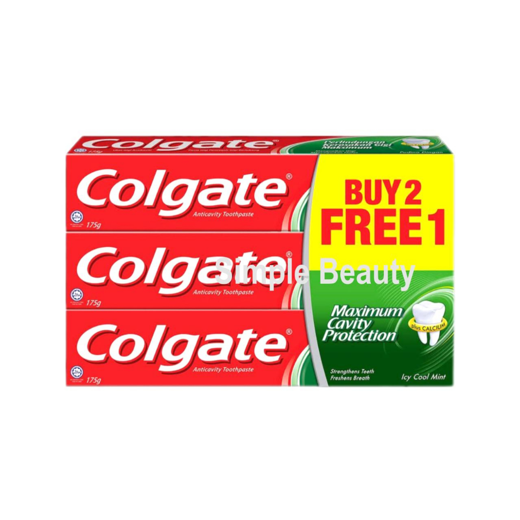 Colgate Maximum Cavity Protection Toothpaste, 180g [Bundle 3 Tubes ...