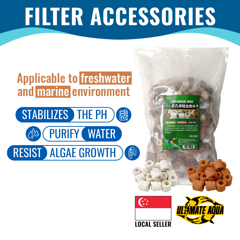 YEE Filter Media With Biological Red White Ring Filter For Nitrifying ...