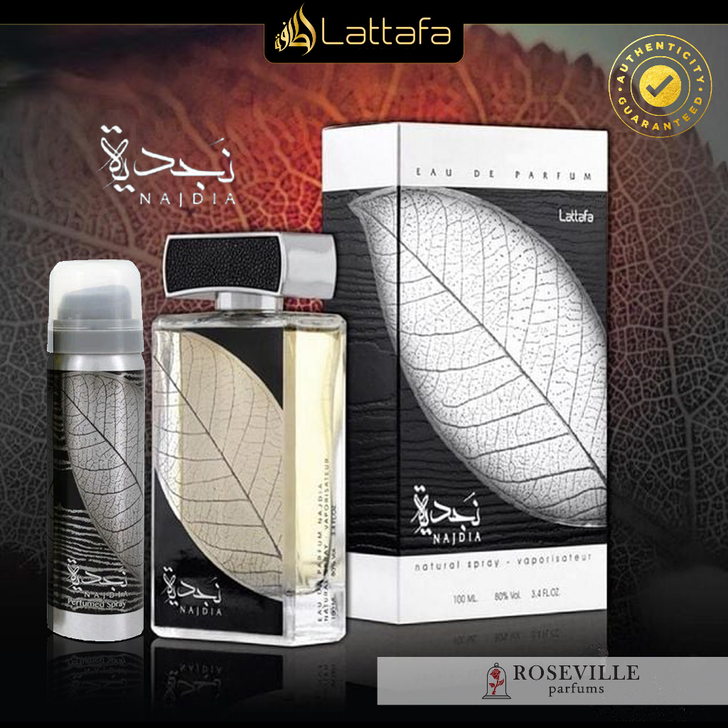 LATTAFA Najdia 100ml (Original Made in UAE) Arabic Spray Unisex Dubai ...
