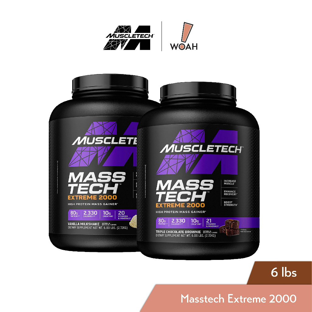 MuscleTech Performance Series Mass Tech Extreme 2000 (6 lb) | Shopee ...
