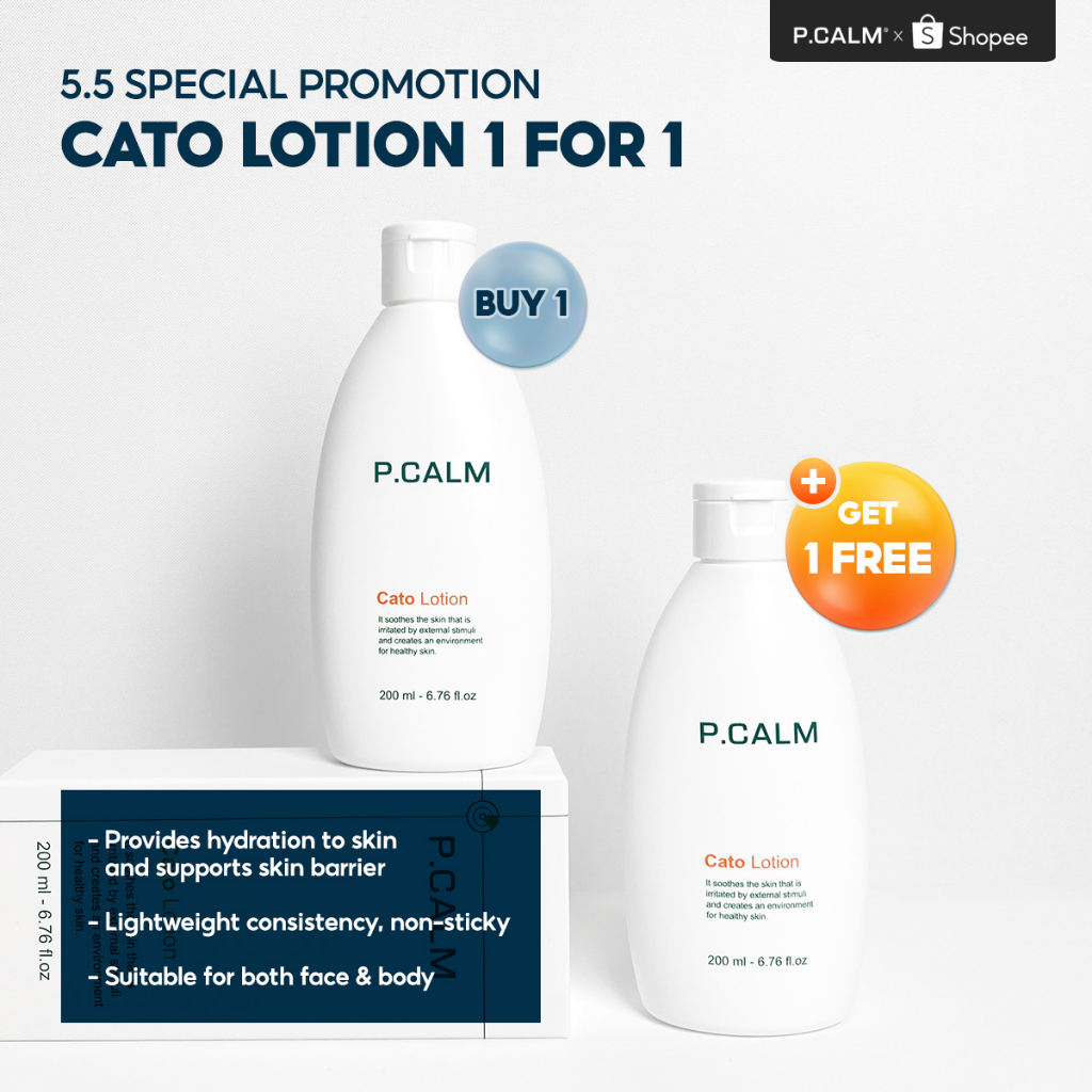 [P.CALM] Double Cato Lotion 200ml (2PCS) | Shopee Singapore