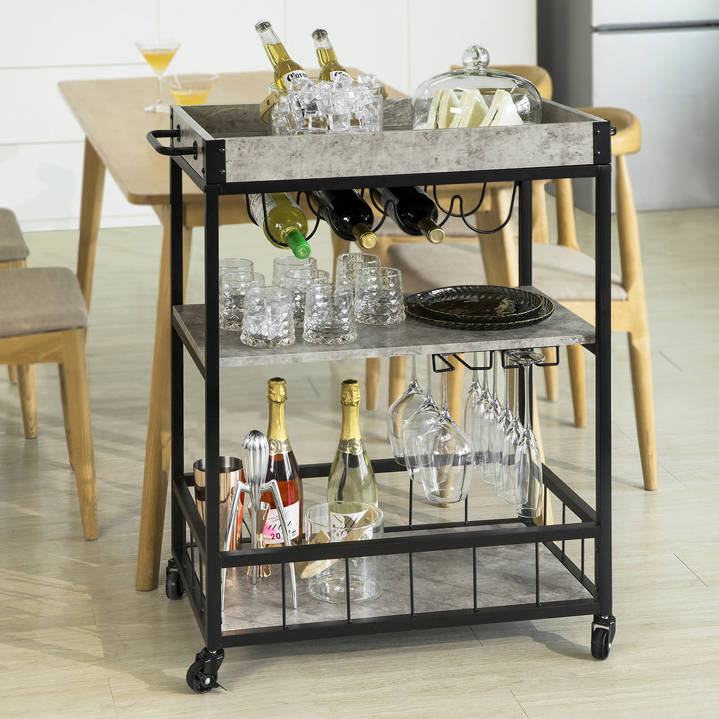 (SG STOCK) SoBuy® FKW56-N, Industrial Vintage Wood Metal 3 Tiers ... (SG STOCK) SoBuy® FKW56-N, Industrial Vintage Wood Metal 3 Tiers ...