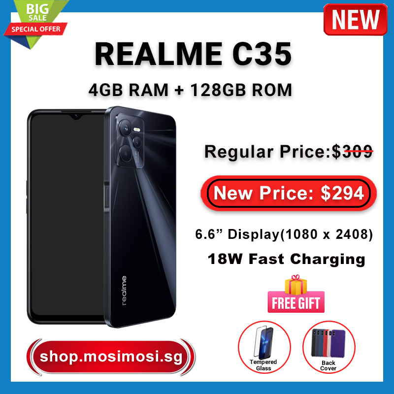 Brand New Realme C35 and 4GB RAM + 128GB ROM Storage A little more than ...