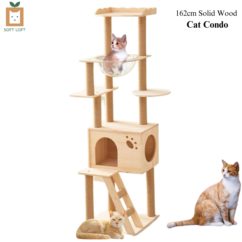 Cat Condo Pet Scratching Post Natural Sisal Cat Scratching Post Cat ...