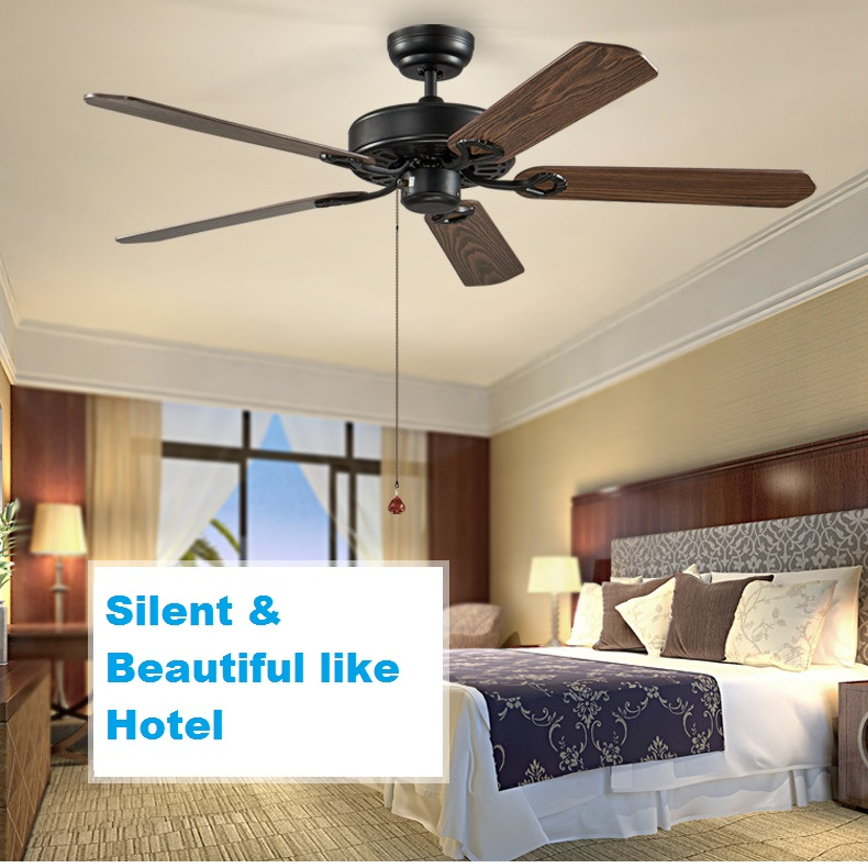 EngHong Wood Ceiling Fan 52inch, not panasonic ceiling fan, wood blades ...