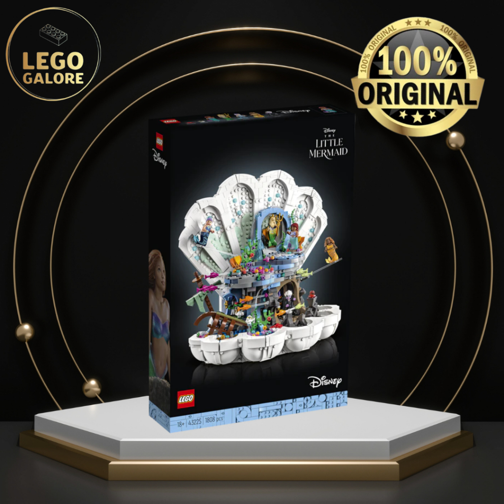 [Lego Galore] LEGO Disney 43225 The Little Mermaid Royal Clamshell ...