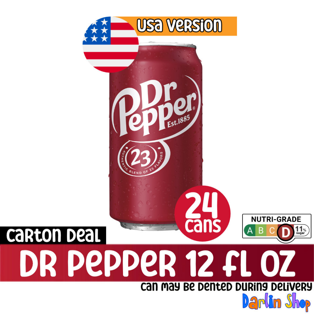 [US version] Dr Pepper Regular 36 x 355 ml (12 fl oz) (see best b4)/ A ...