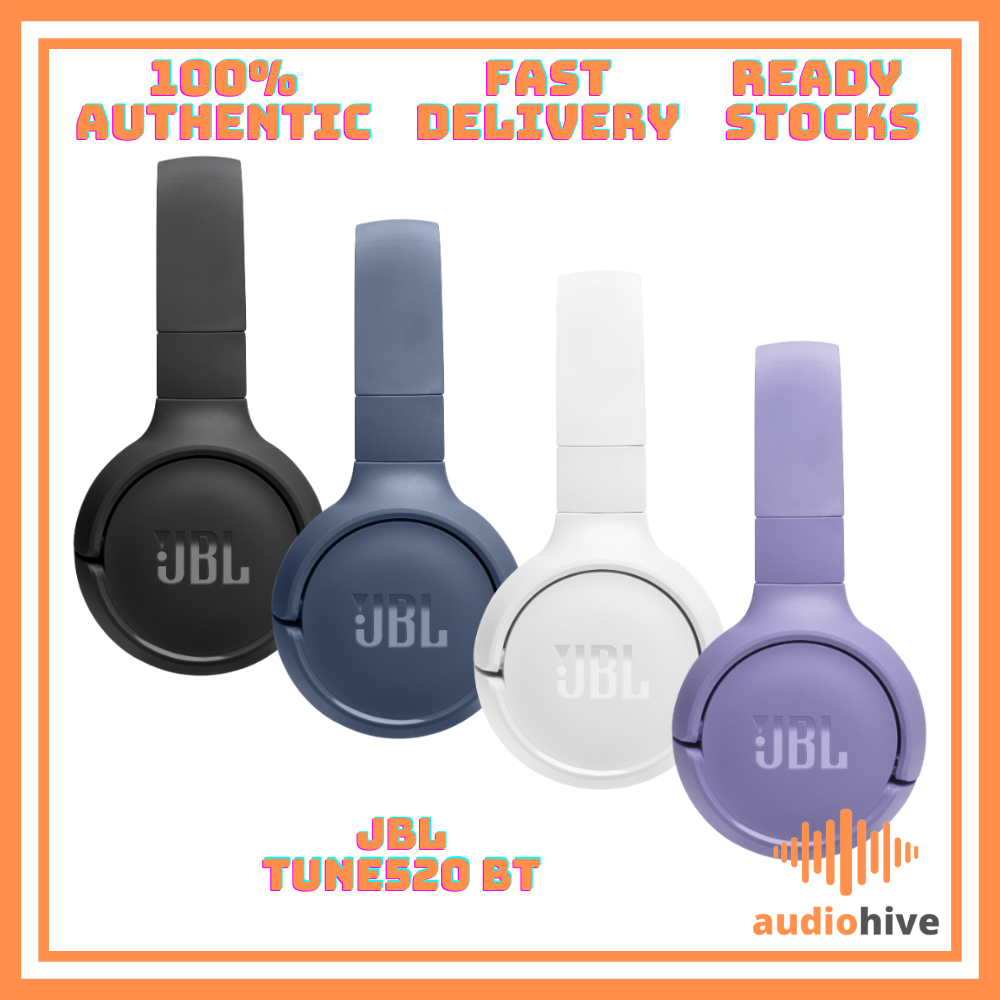 JBL Tune 520BT Wireless Pure Bass Multipoint Headphones | Shopee Singapore