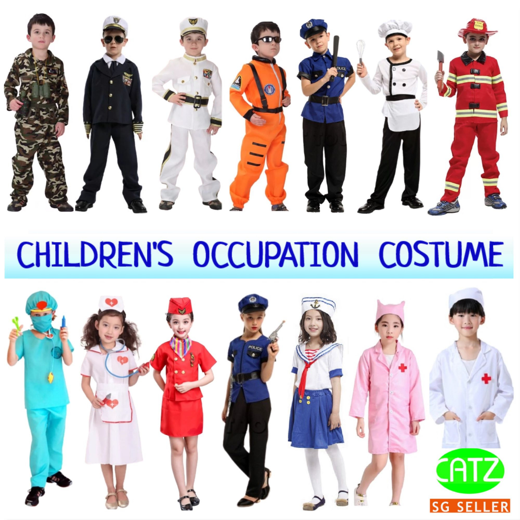 Costume Kid's Occupation Costume Children's Day Party Childrens Kids ...