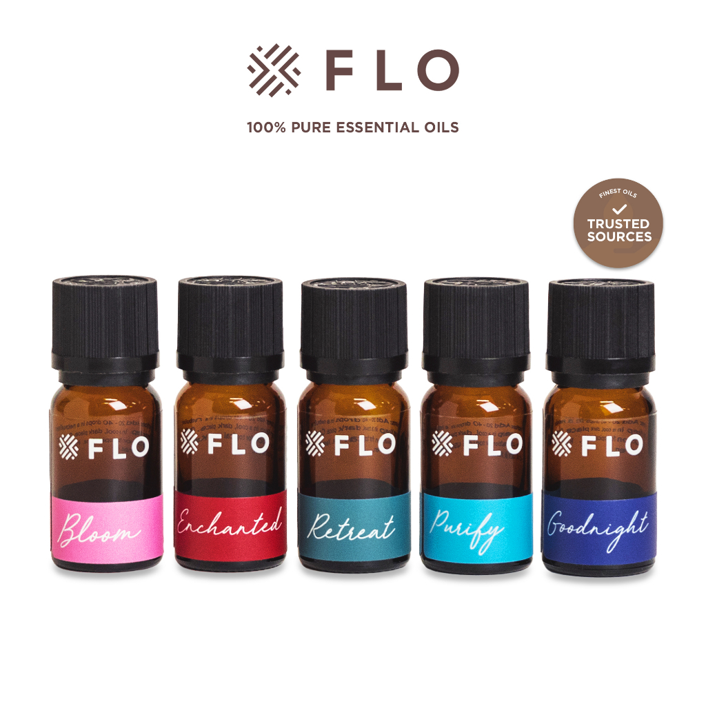 FLO Signature 5 Essential Oil Collection - Set of 5 Essential Oil ...