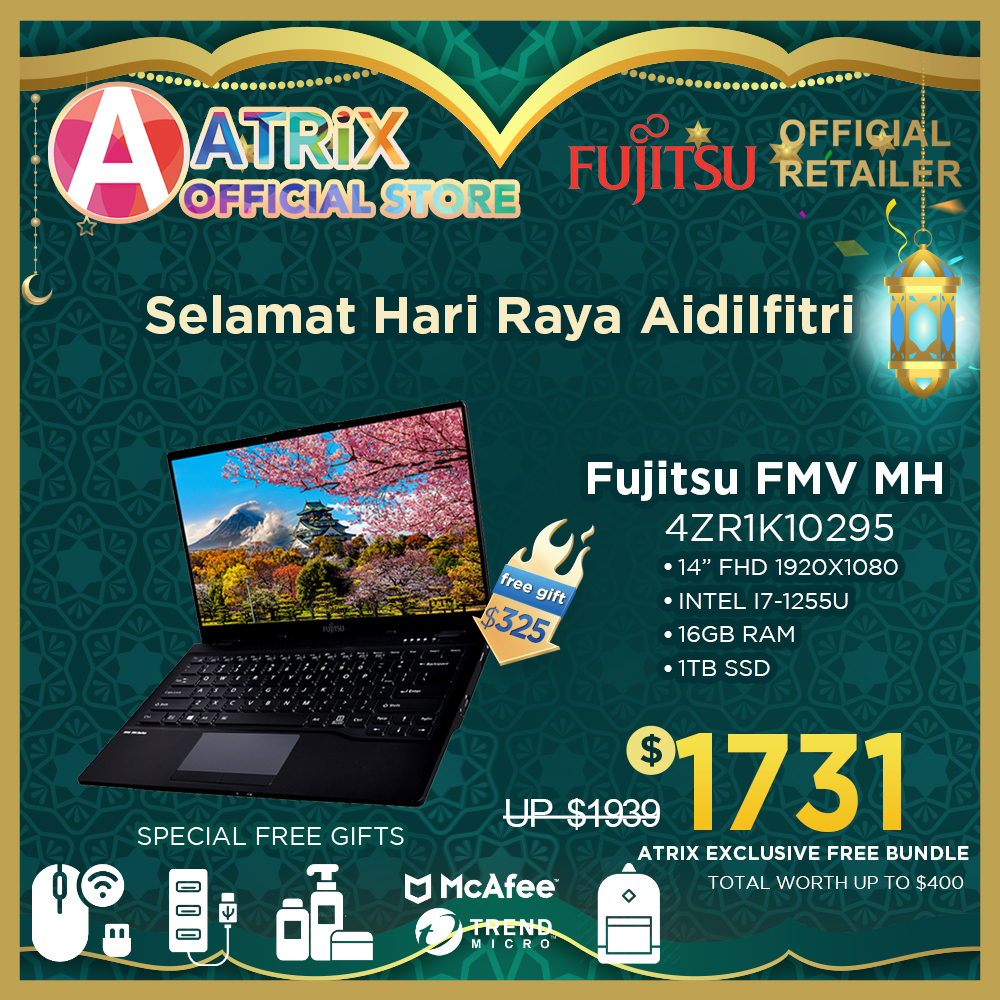 【Express Delivery】Fujitsu FMV MH 4ZR1K10295 | 14" FHD (1920x1080) | i7 ...