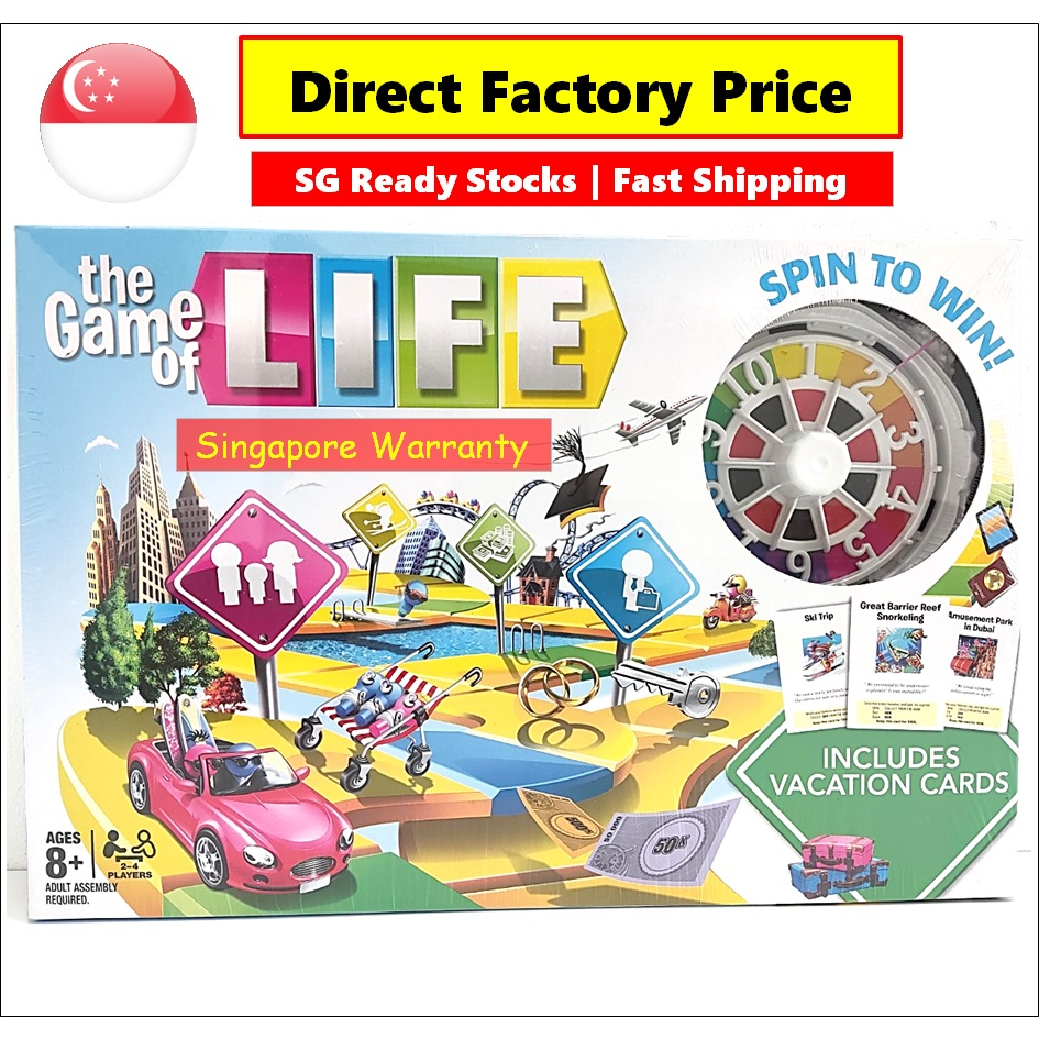 [SG Ready Stocks] The Game of Life Board Game / Popular Family Game ...