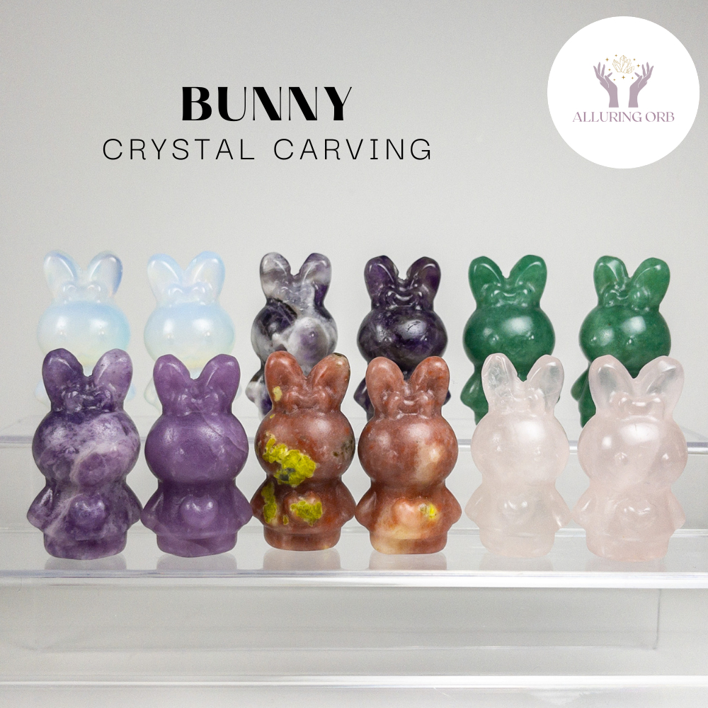 🔮🇸🇬 Bunny Crystal Carving | Crystal Carvings | Natural Crystals ...