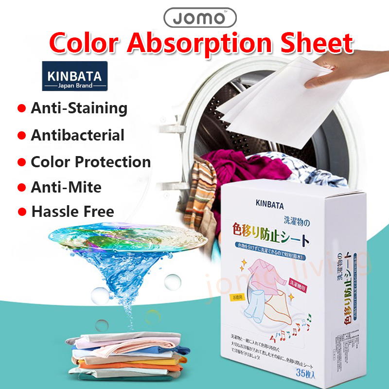 Kinbata Color & Dirts Absorption Colour Catcher Laundry Sheet Color ...