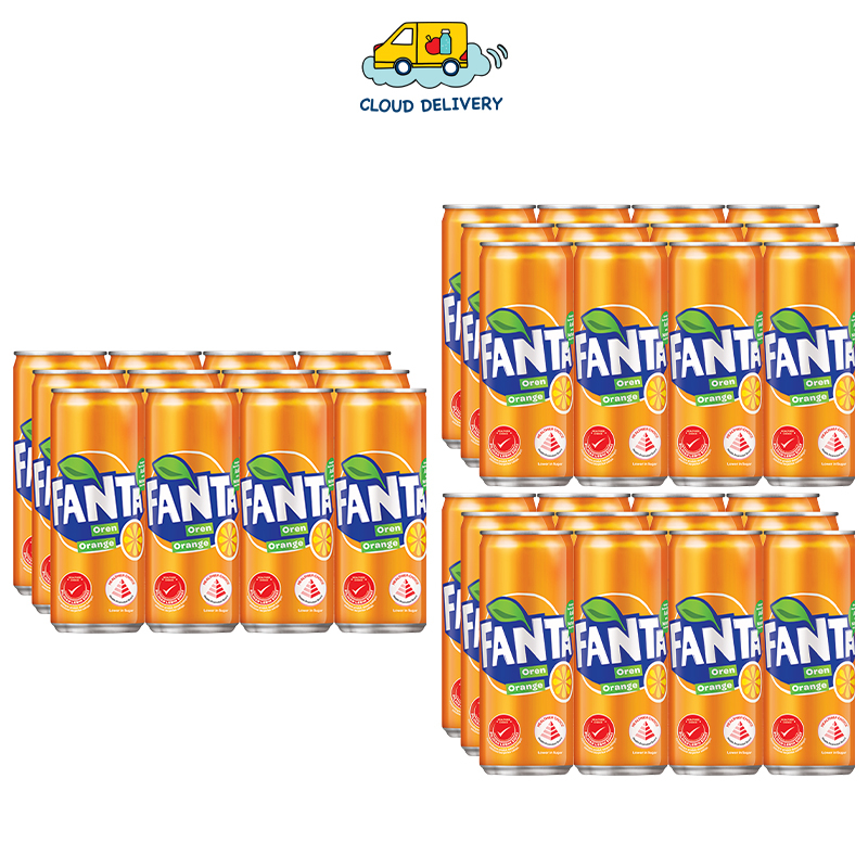 Fanta Orange Can Drink (12 x 320ml / 24 x 320ml) | Shopee Singapore