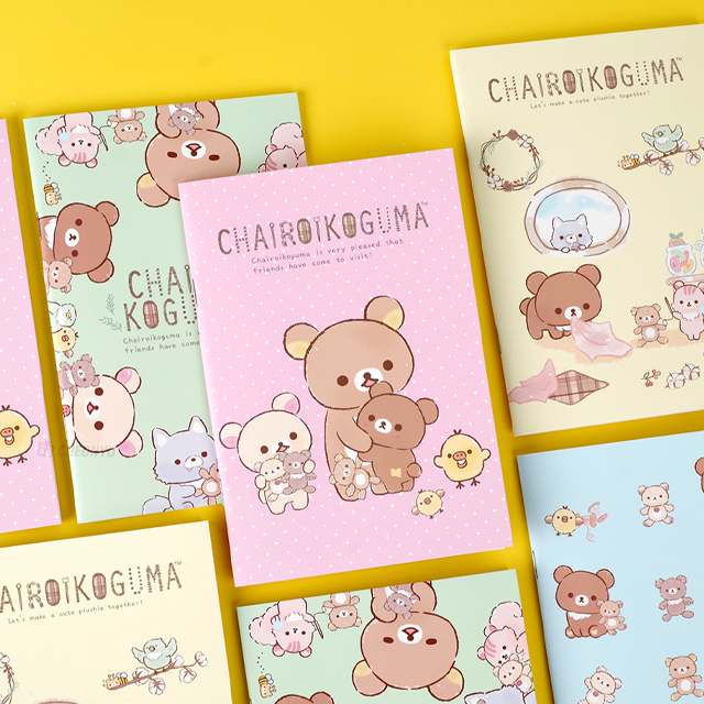 Rilakkuma Small Notebook NotePad Lined Handy Memo Korean Stationery ...