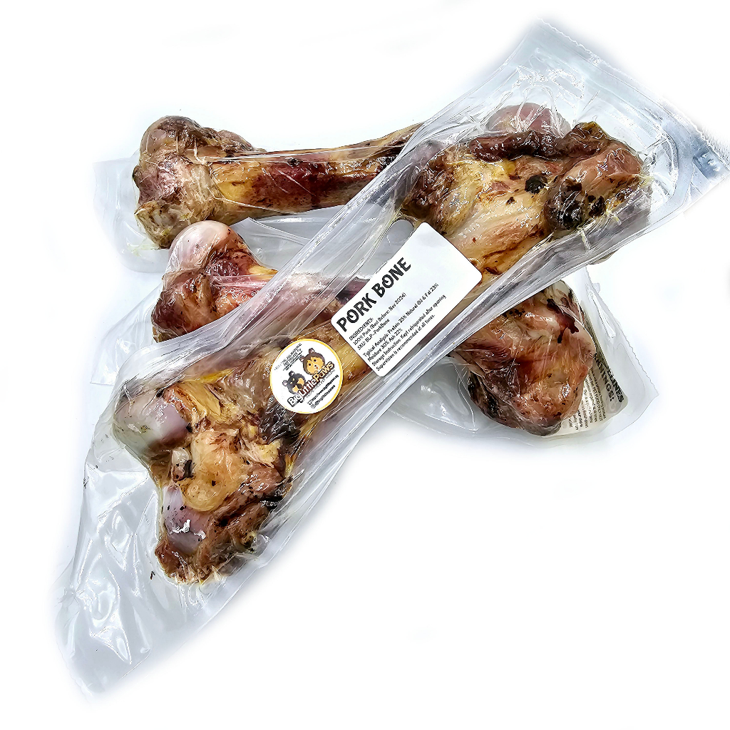 [Pack of 1] Pork Bone (Big Little Paws Singapore Dog Treats) | Shopee ...