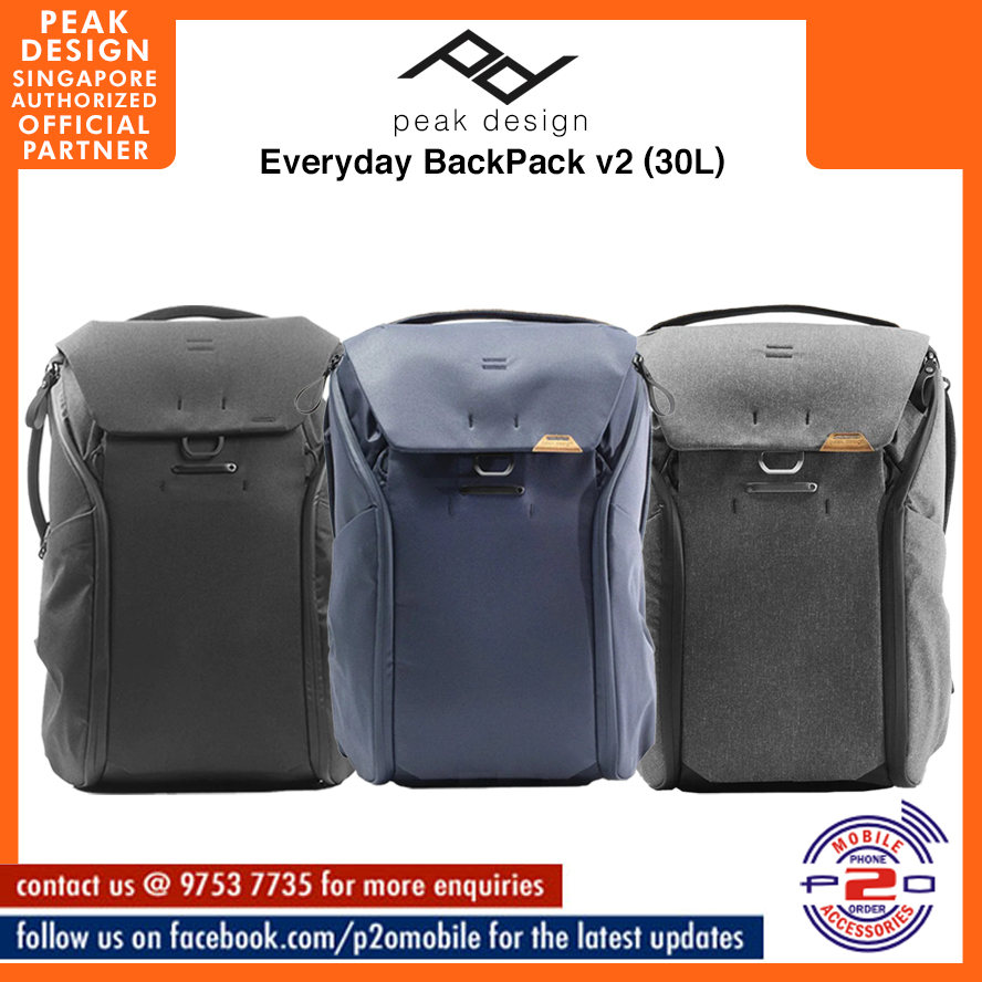 Peak Design 30L Everyday BackPack v2 (BEDB-30-BK) | Shopee Singapore