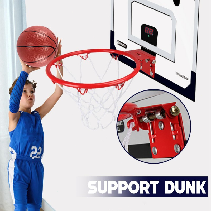 【Fast Delivery】Hanging Basketball Hoop/Indoor Wall Mounted Mini ...