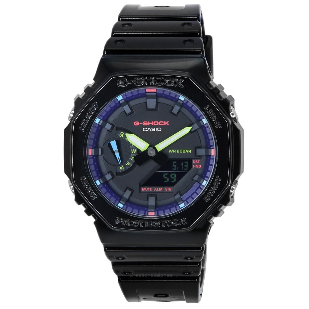 [Creationwatches] Casio G-Shock Virtual Rainbow Analog Digital Quartz ...