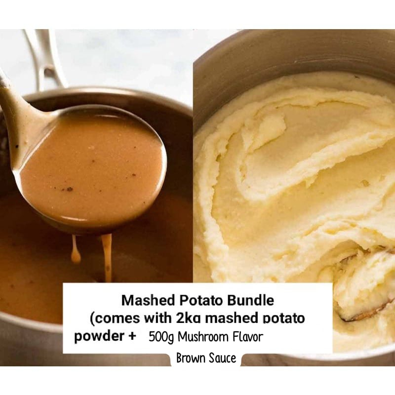 💯[SG STOCK] SAVORI INSTANT MASHED POTATO + MUSHROOM FLAVOR BROWN SAUCE ...