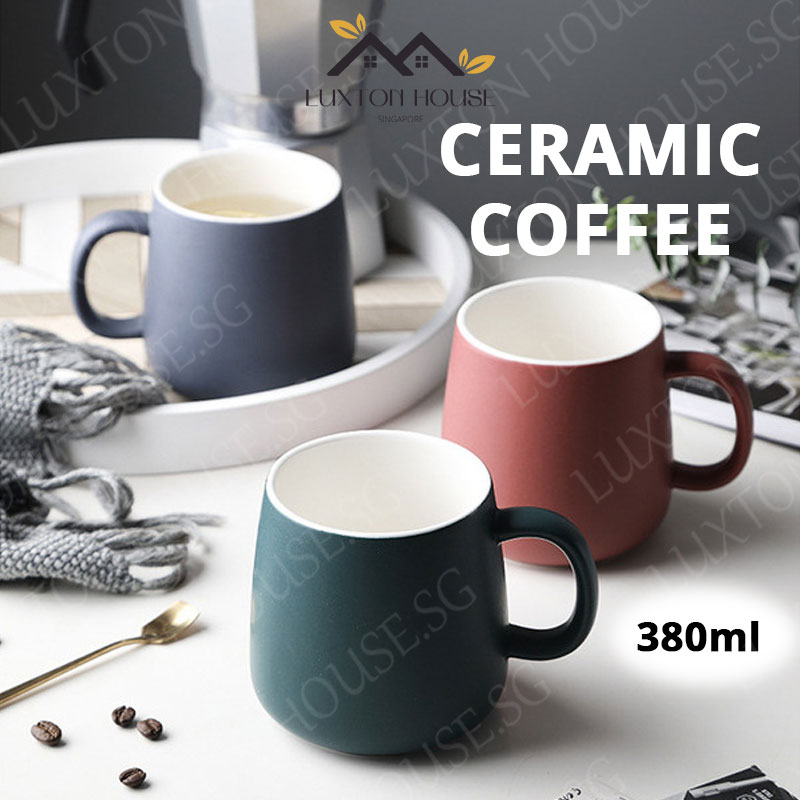 {SG} 380ML Ceramic Coffee Mug Tea Mug Ceramic Coffee Cup Tea Cup ...