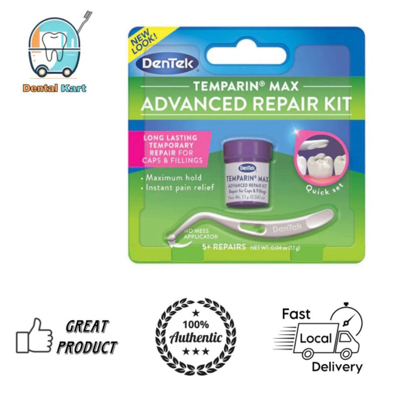 DenTek Temparin Max Lost Filling and Loose Cap Repair Kit | Shopee ...