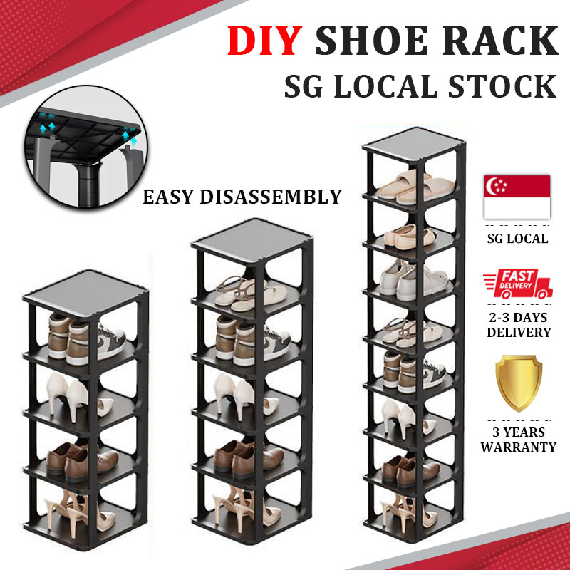 Stock] Local DFVC [SG Hdb Simhact Bto DIY Narrow Shoe Rack [SG Stock ...