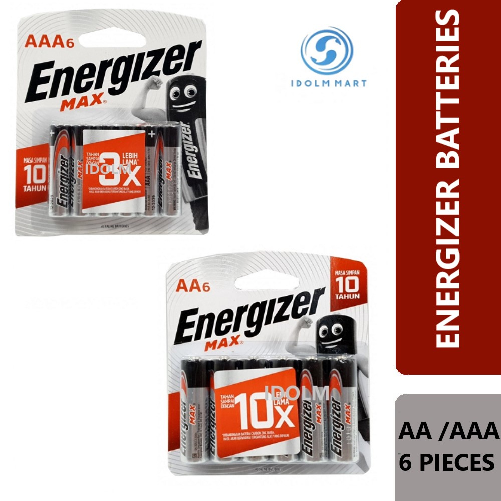 Energizer MAX AA / AAA Battery, 6s | Shopee Singapore