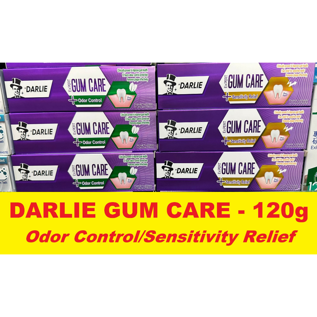 Darlie Expert Gum Care (Odor Control/Sensitivity Relief) - 120 grams ...