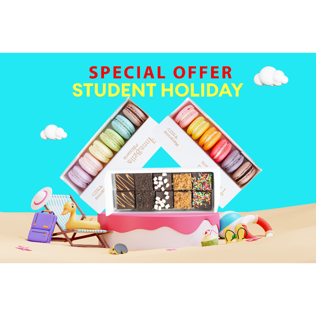 Student Holiday 2 boxes (12pcs) Chef Selection Assorted Macarons ...