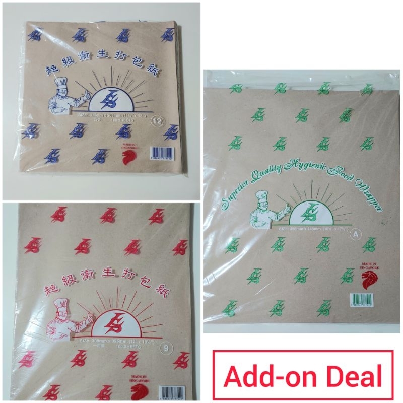🔶️SG Ready Stock🔶️ Superior Quality Hygienic Food Wrapper | Hawker Food ...