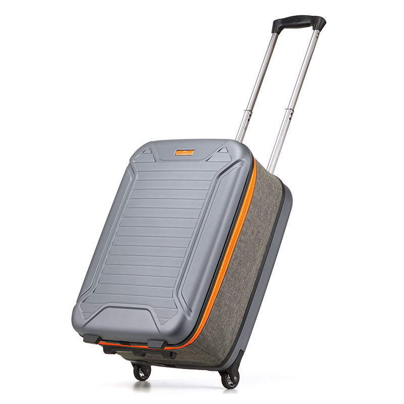 BASISHOME Collapsible Hard Shell Luggage Bag | Flattens for Easy ...