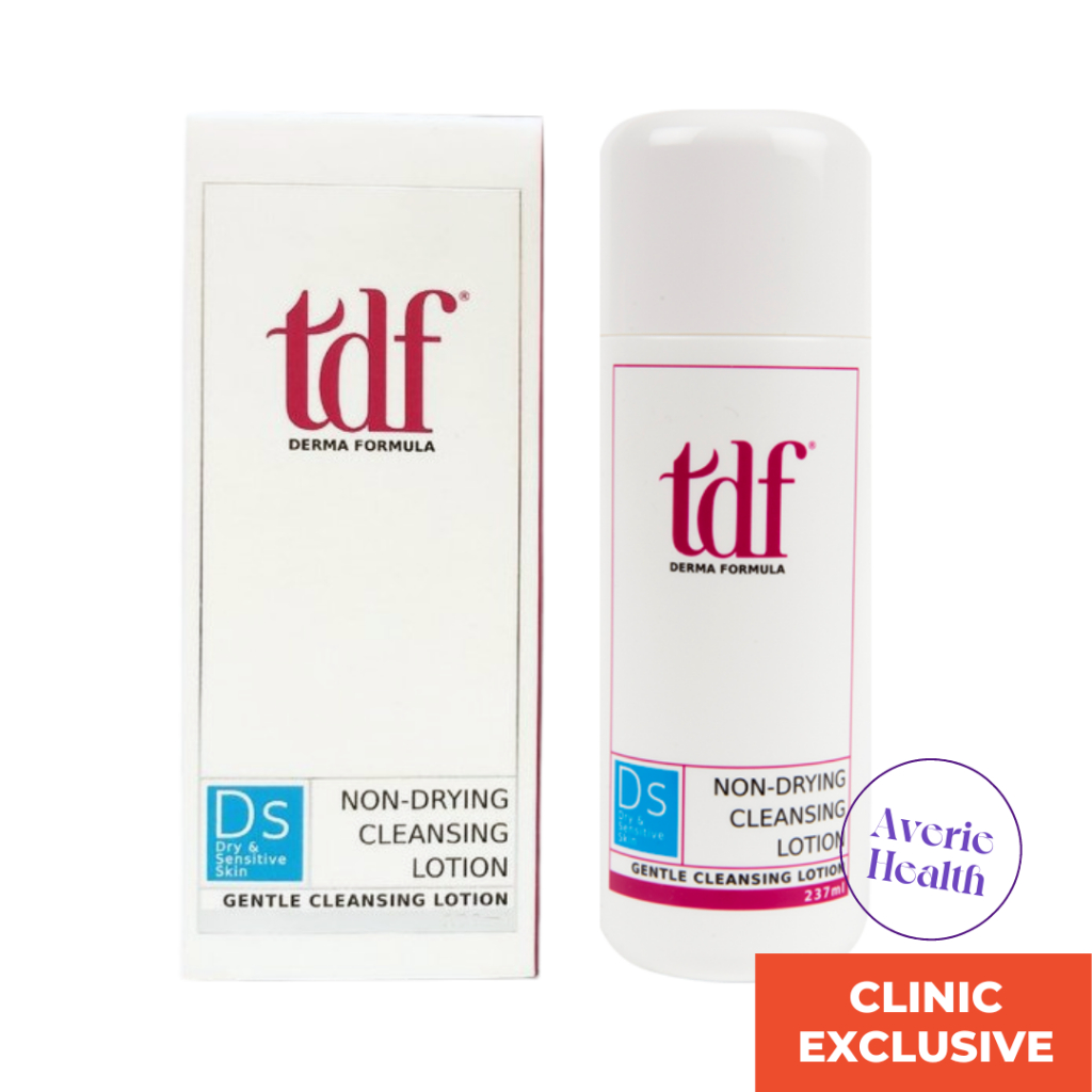 TDF Non Drying Cleansing Lotion 237ml, 100ml | Gentle & Calming Cleanser For Dry & Sensitive ...