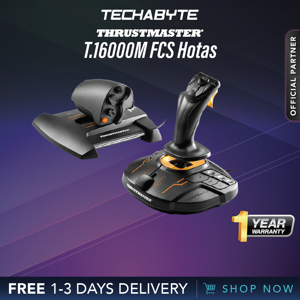 ThrustMaster T.16000M FCS Hotas | Joystick | Throttle | PC Flight Pack ...
