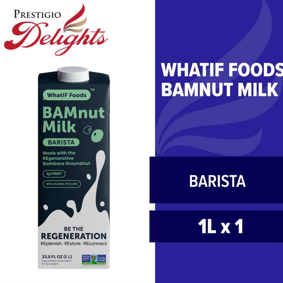 WhatIF Foods Barista Bamnut Milk, 1L | Shopee Singapore