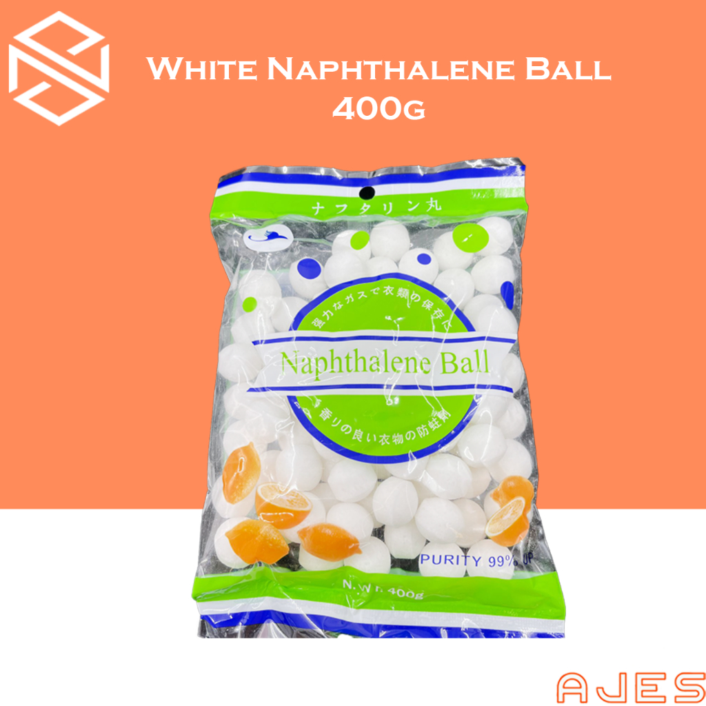 🔥Local Seller🔥 Multi Purpose White Naphthalene Balls Moth Balls 400g ...