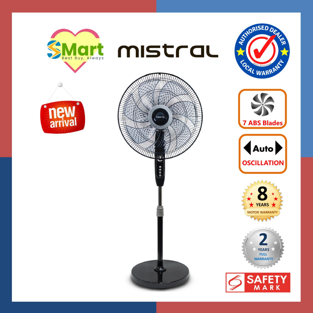 Mistral 18" Stand Fan [MSF1873] / with Remote Control [MSF1873R] / DC ...